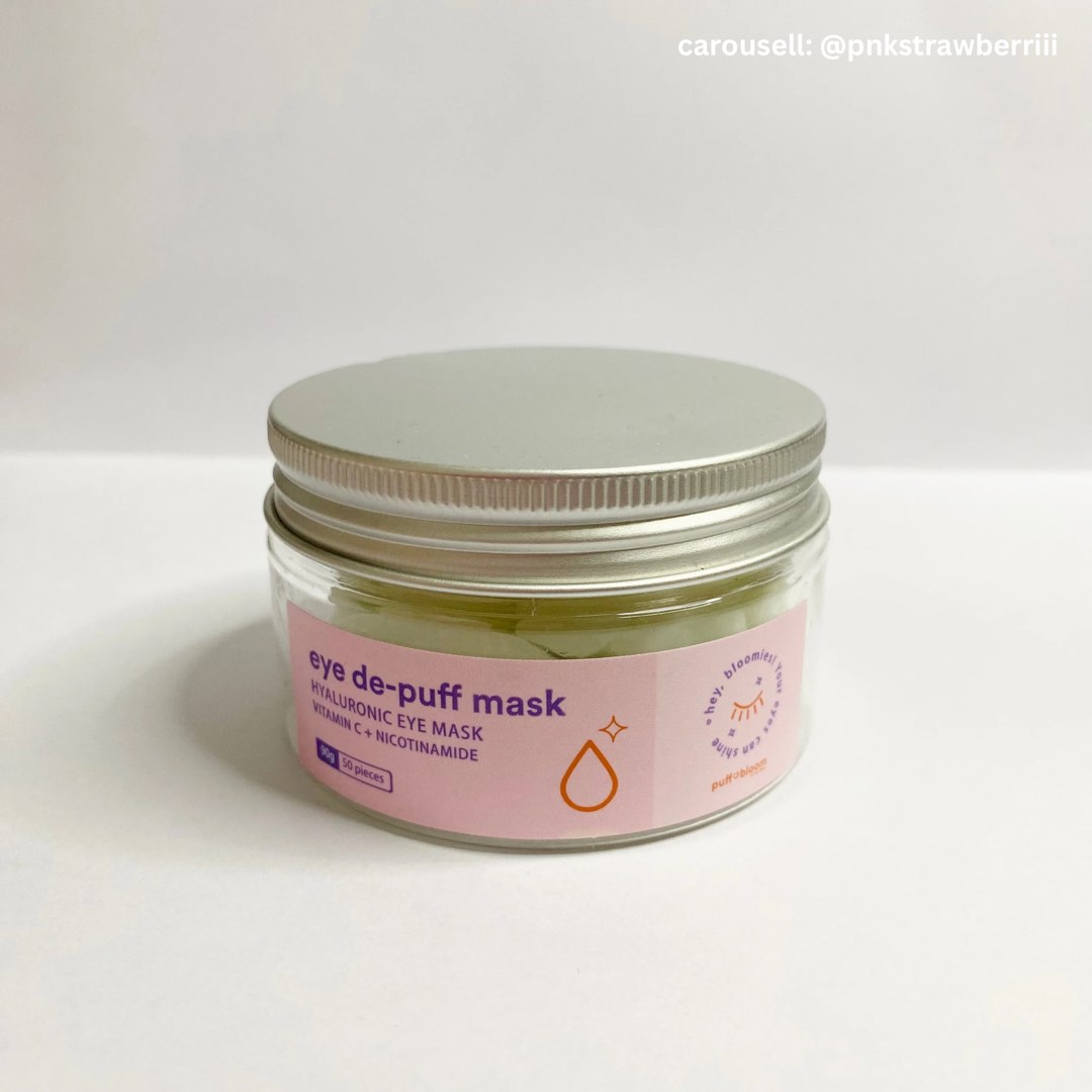 PUFF AND BLOOM Eye De-Puff Mask Eyebags Remover With Hyaluronic Vitamin ...
