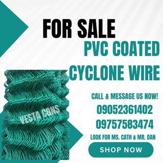 PVC COATED CYCLONE WIRE, Commercial & Industrial, Construction ...