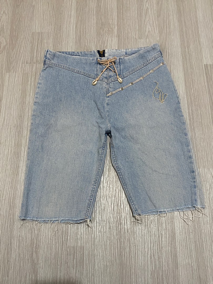Rarest Baby phat vintage 90’s jorts jeans shorts tropical aesthetic y2k ...