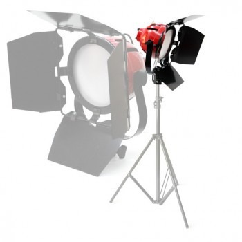 Red Head 100W Continuous Bi-Color LED Switchable Spot Light with 4 Leaf ...