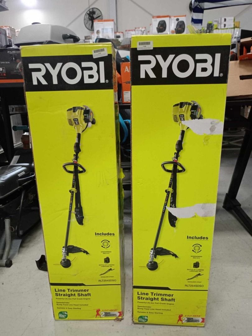 RESTOCKKK! RYOBI Petrol 25.4cc 2 Stroke Straight Shaft Line Trimmer ...