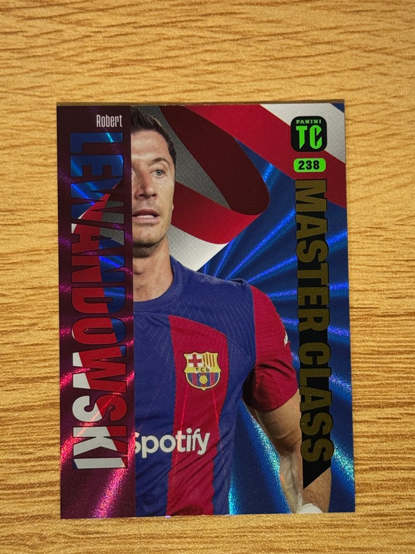 Robert Lewandowski Master Class 2024 Top Class Panini, Hobbies & Toys ...