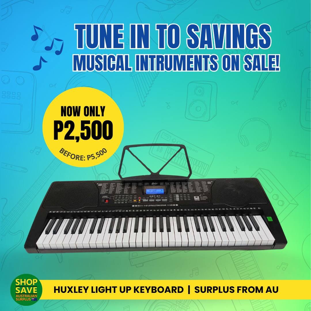 SALEEE!!! Huxley Light Up Keyboard Piano, Hobbies & Toys, Music & Media ...