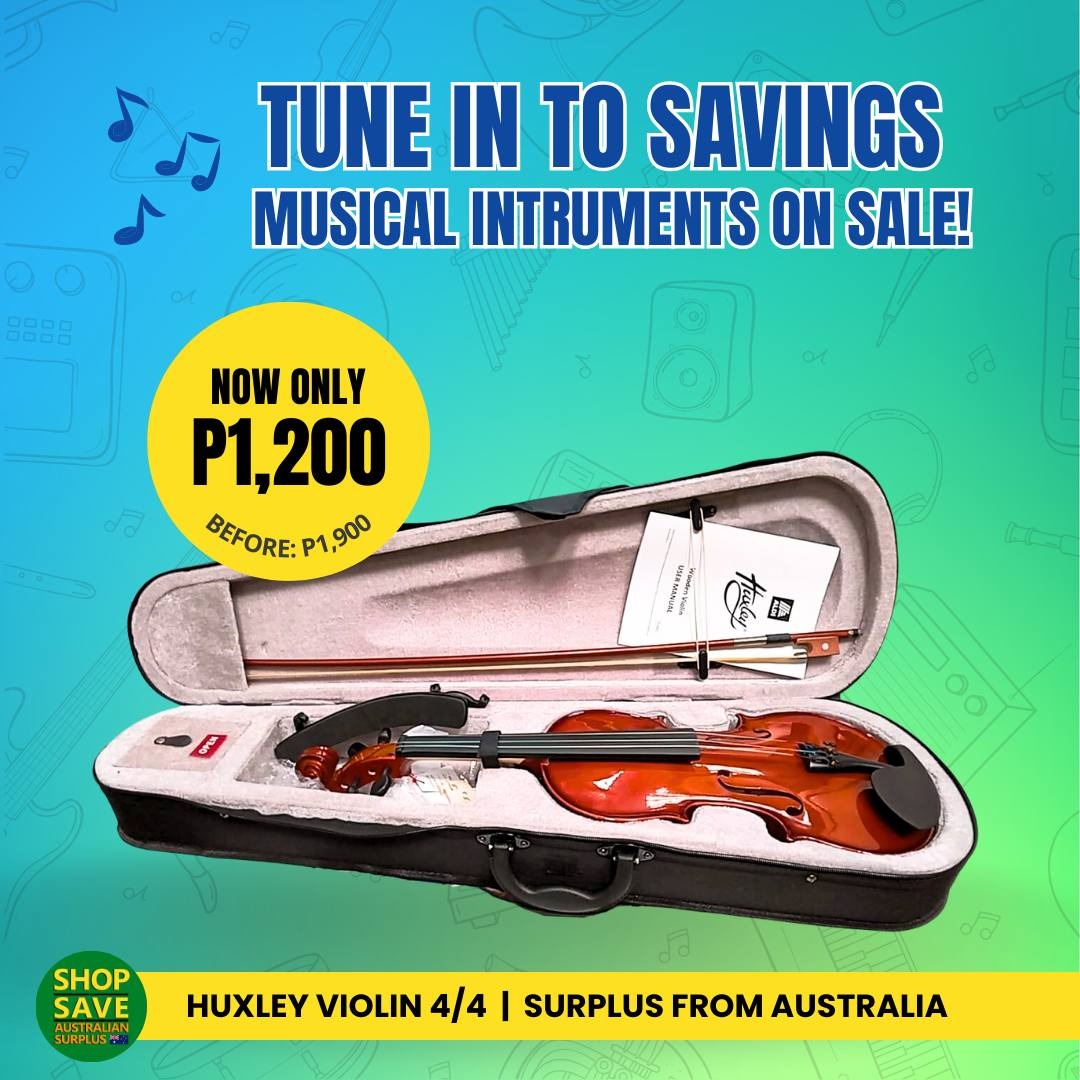 SALEEE!!! Huxley Wooden Violin, Hobbies & Toys, Music & Media, Musical ...
