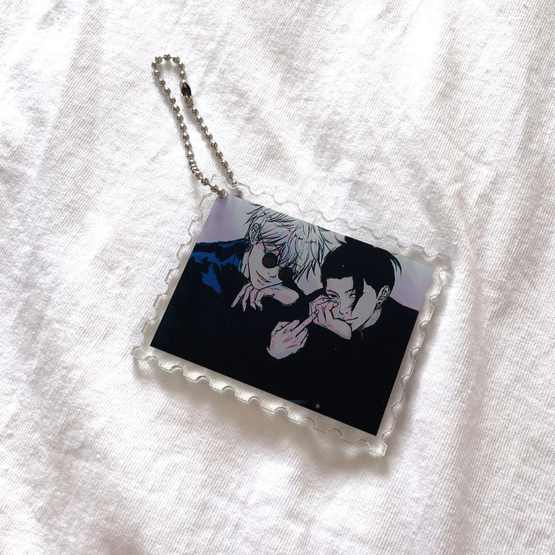 satosugu gojo satoru geto suguru fanart acrylic keychain (jujutsu ...