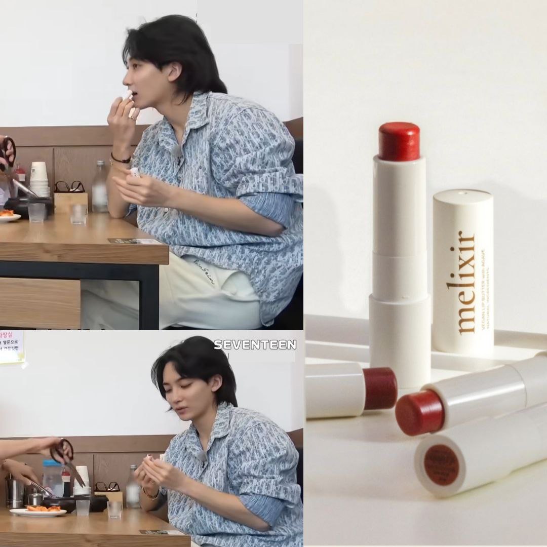 SEVENTEEN 淨漢同款潤唇膏 Melixir, 美容＆個人護理, 健康及美容 - 皮膚護理, 化妝品 - Carousell