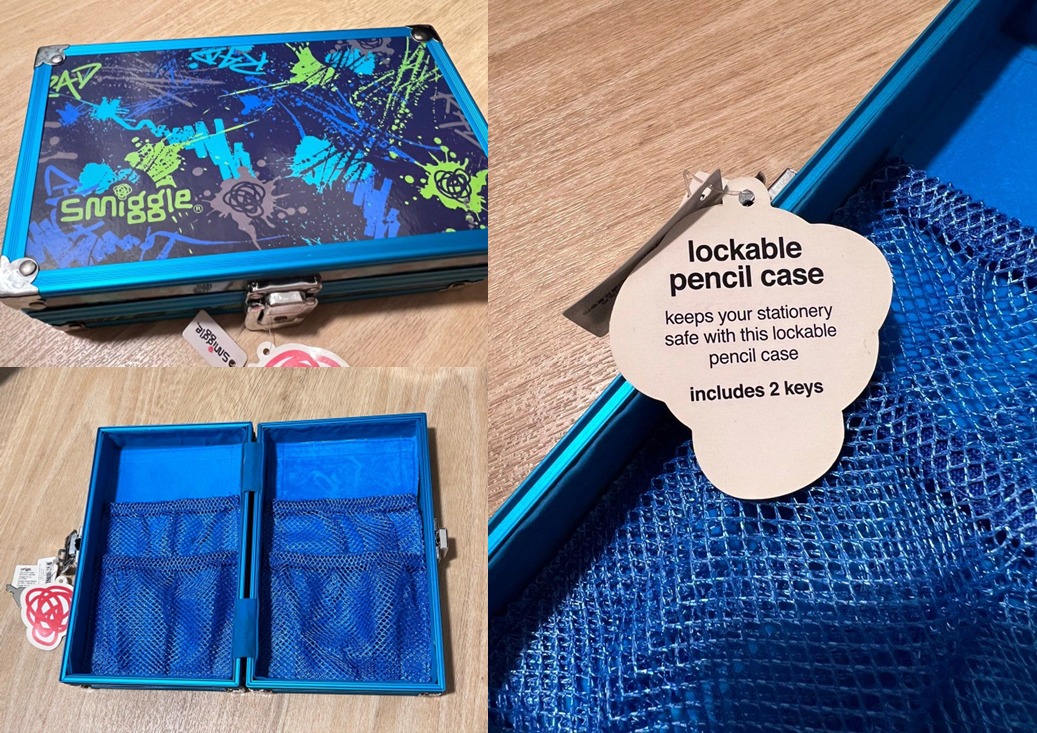 Smiggle pencil case, Play Go, USB Fan, Master Quiz, Boomerang, Hobbies ...