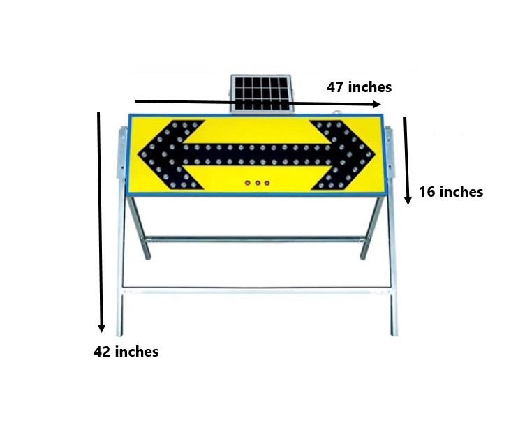 Solar Arrow Signage Traffic Light Left and Right, Commercial ...