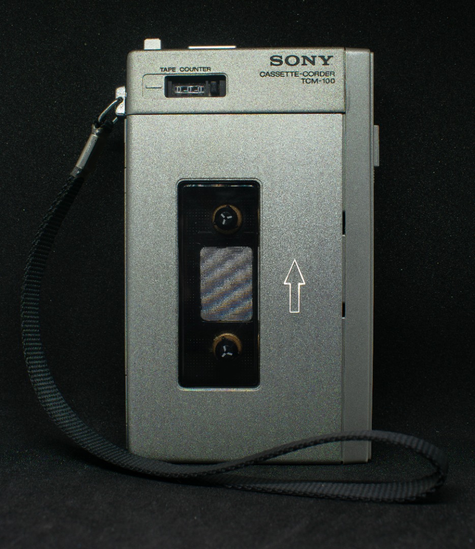 Sony TCM-100 "Pressman" Walkman Precursor, Audio, Portable Music ...