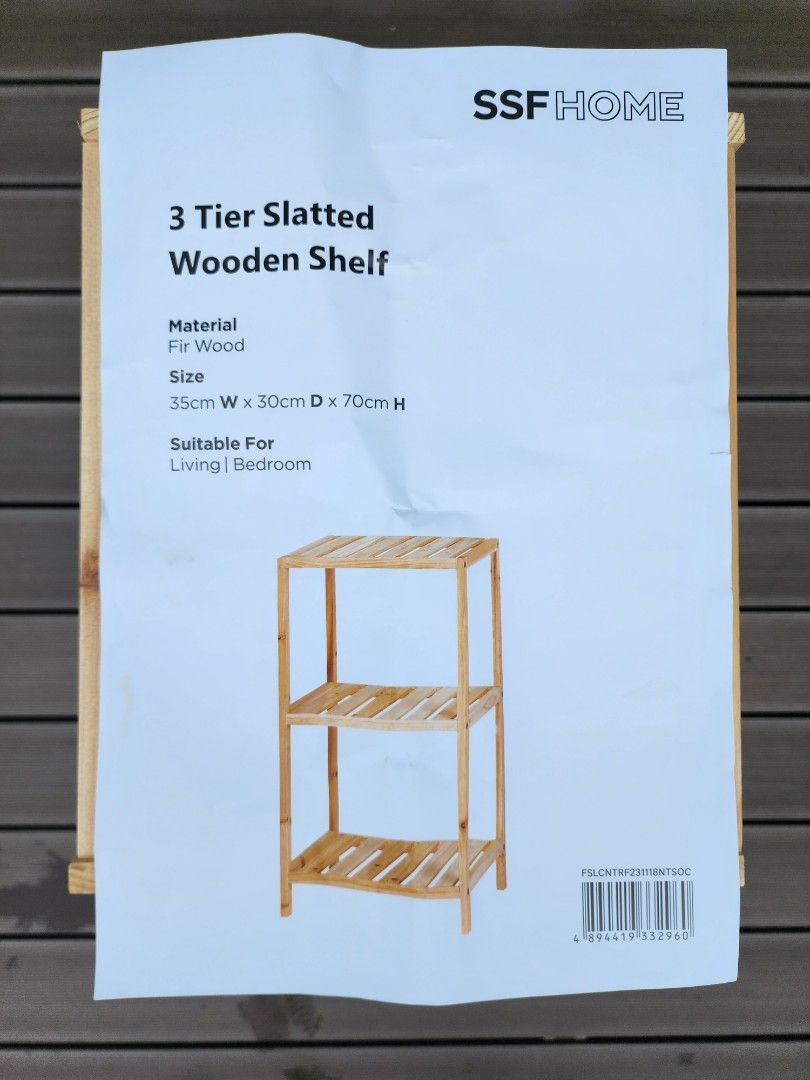 SSF Wooden Shelf, Furniture & Home Living, Furniture, Shelves, Cabinets ...
