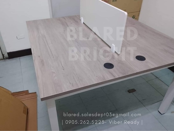 Table w/ panel divider : TPD-WST4 - 4 Seater | Office furniture ...