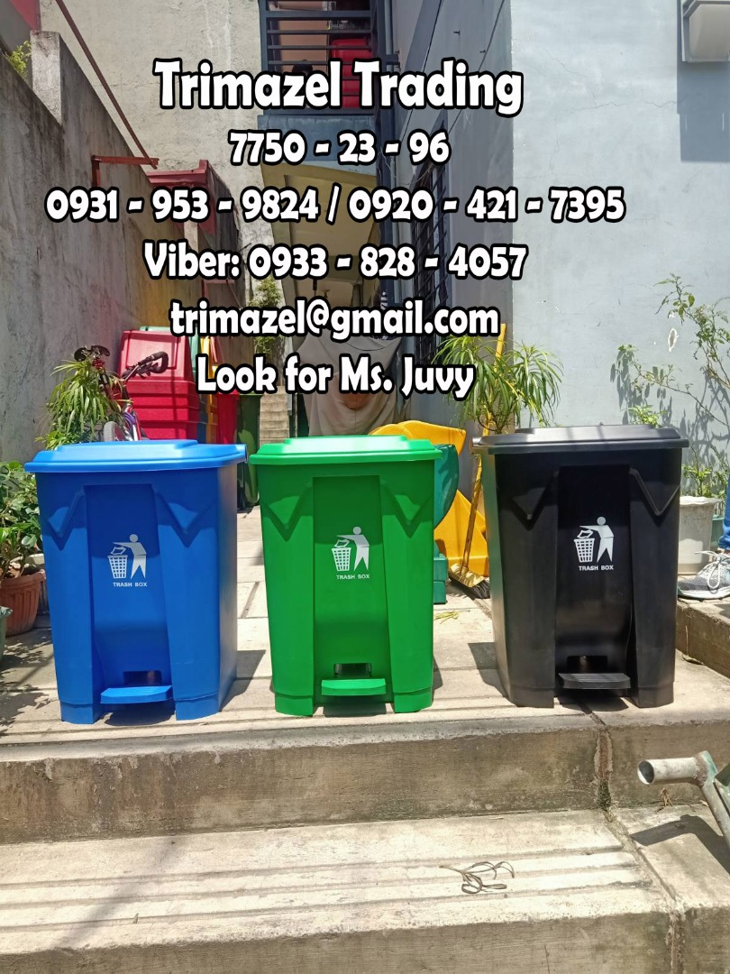 TRASH BIN, Furniture & Home Living, Cleaning & Homecare Supplies, Waste ...