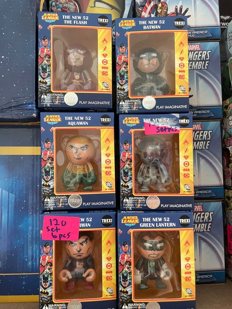 Trexi DC Justice League Set, Hobbies & Toys, Toys & Games on Carousell