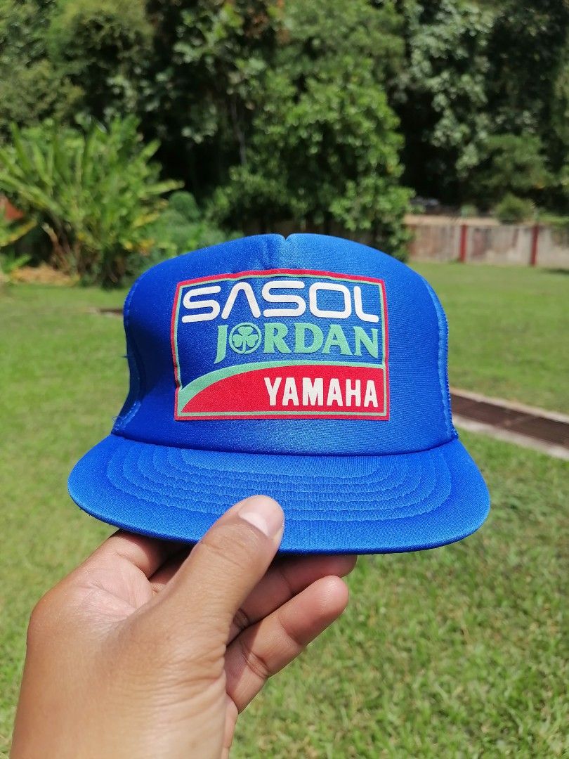 Vintage Yamaha Sasol Jordan Trucker Snapback Cap Permotoran, Men's Fashion, Watches ...