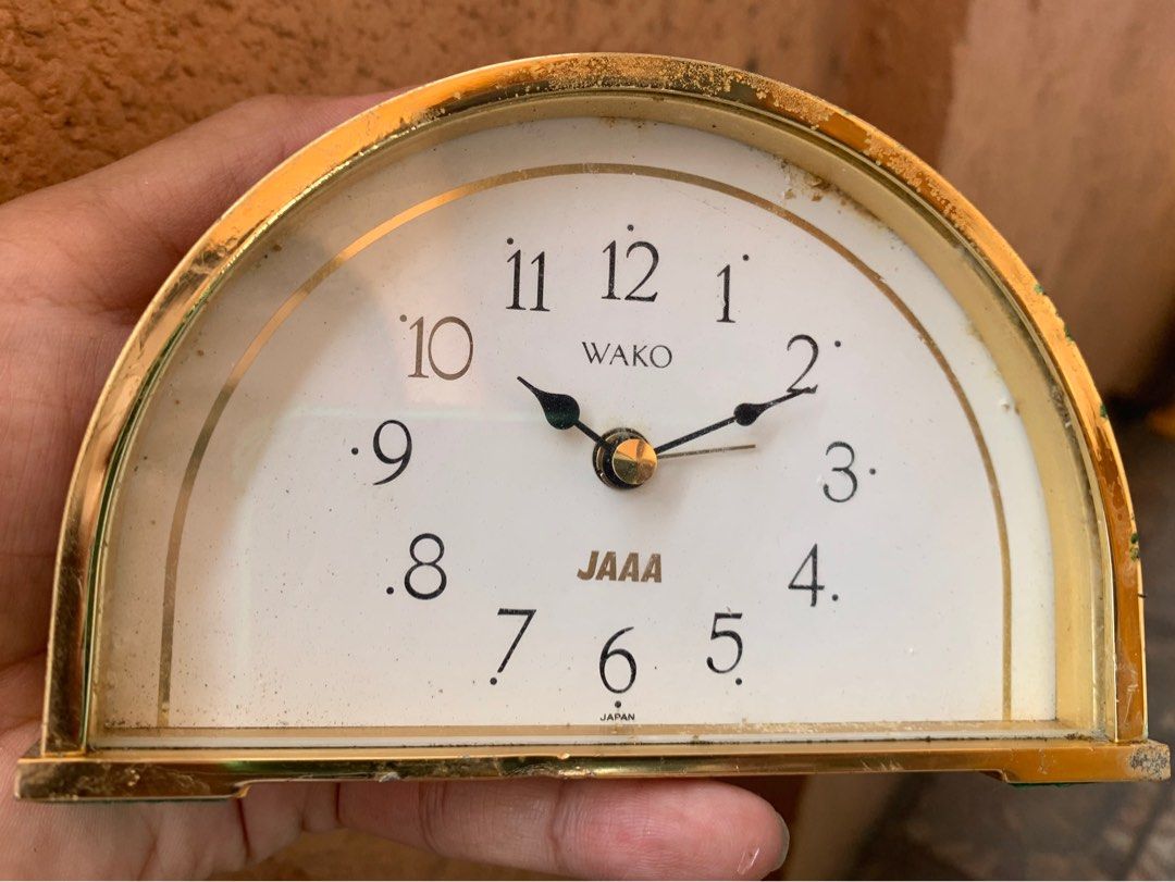 Wako Japan Clock, Furniture & Home Living, Home Decor, Clocks on Carousell