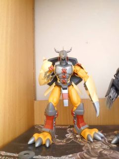 Digimon SkullGreymon 20cm Skull Greymon PVC Figure Statue Garurumon wargreymon MetalGarurumon ...