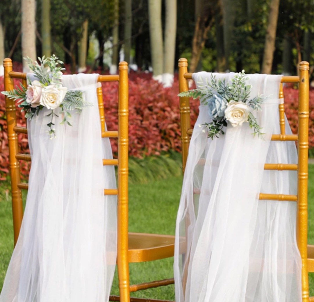 2-piece Wedding Solemnisation Ceremony - Flowers for Chairs, Hobbies ...