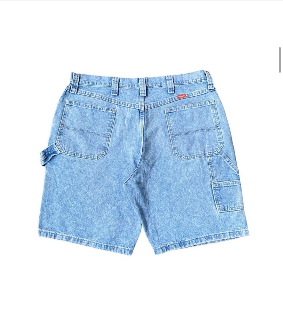 Wrangler Workwear Denim Jorts, Men's Fashion, Bottoms, Shorts on Carousell