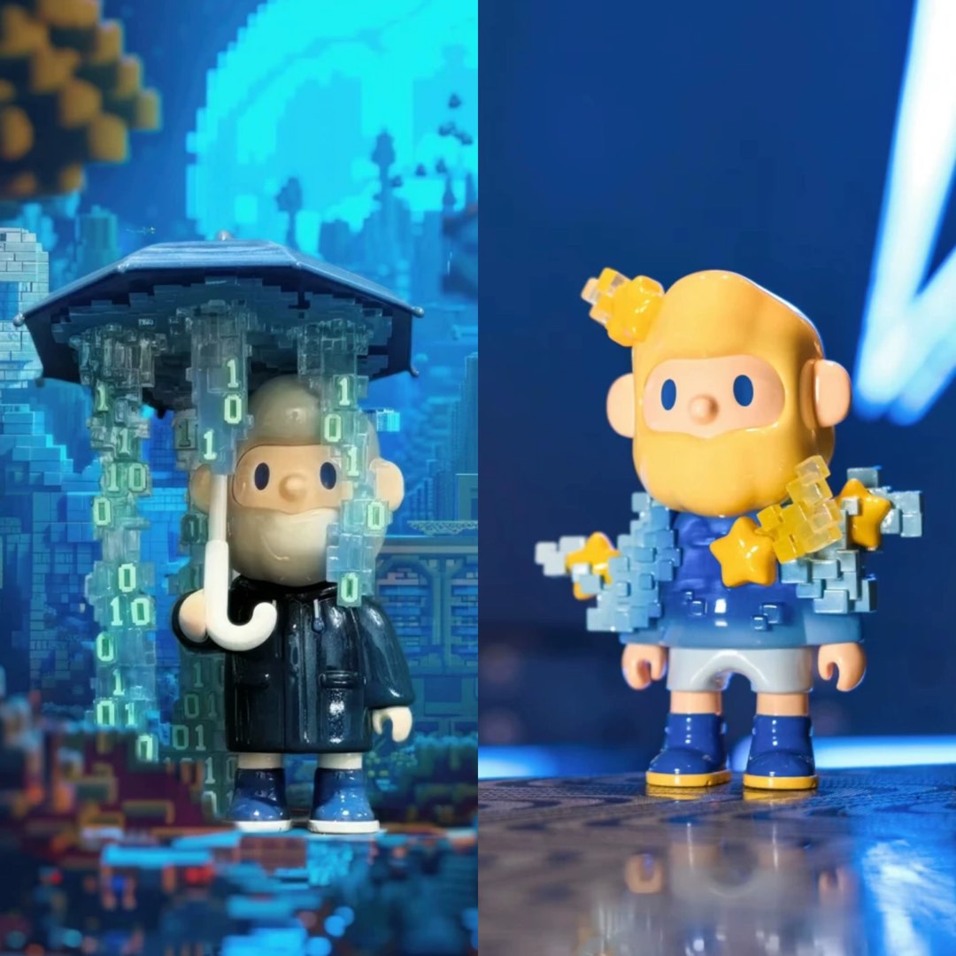 WTS Farmer Bob Pixel Universe Raining Code Walking with Star, Hobbies ...