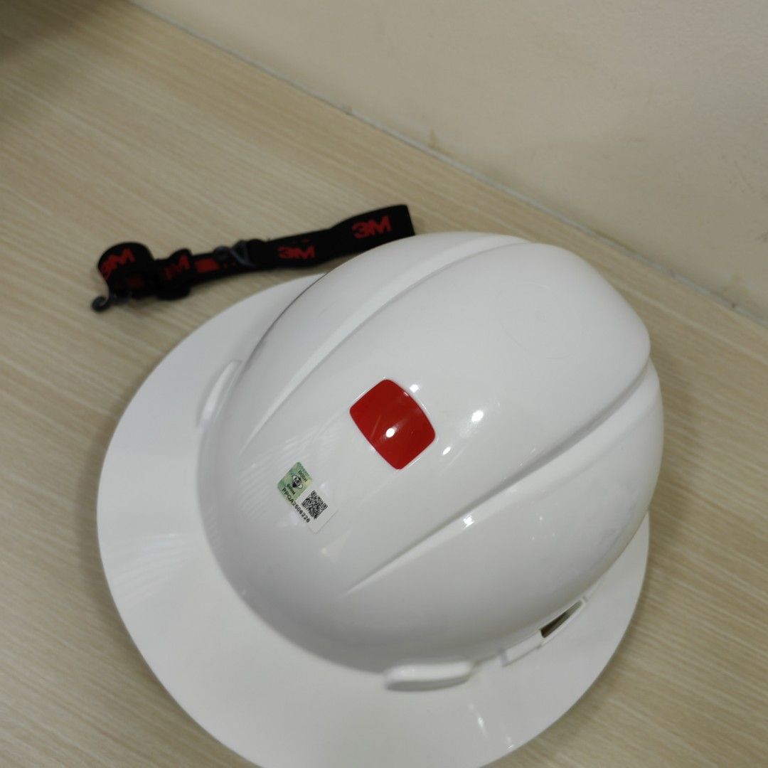 3M Safety Helmet Full Brim Dosh Sirim Approved Ratchet Type White, Men ...