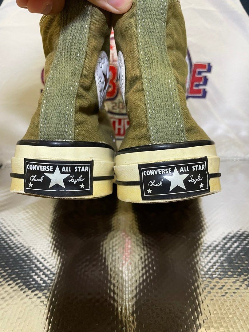 7.5UK CONVERSE CT70 HI GREEN, Men's Fashion, Footwear, Sneakers on ...