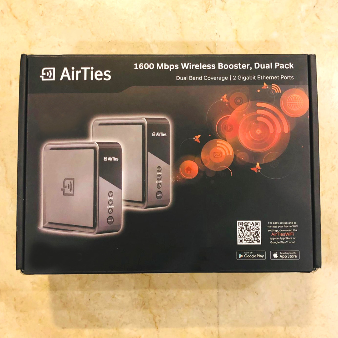 AirTies Gigabit Dual Band Mesh Router Dual Pack / AC1600 WiFi 5 ...
