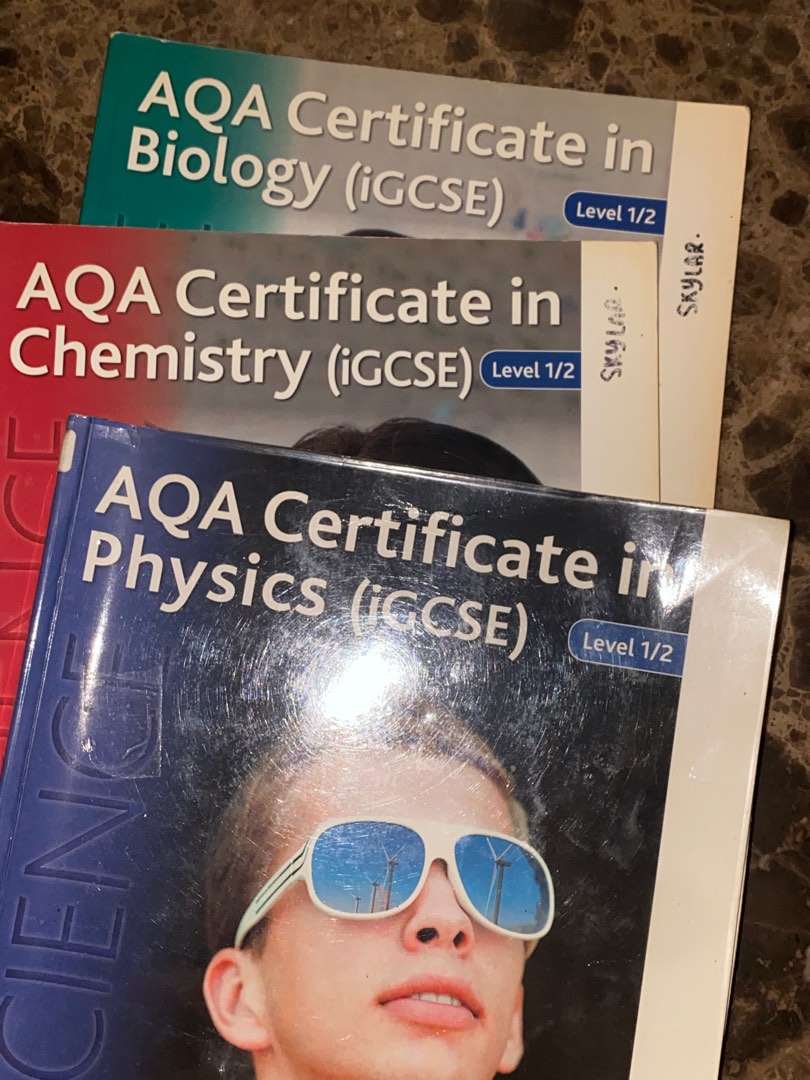 Aqa Certificate In Chemistry Physics Biology Igcse Level 1 2 Hobbies