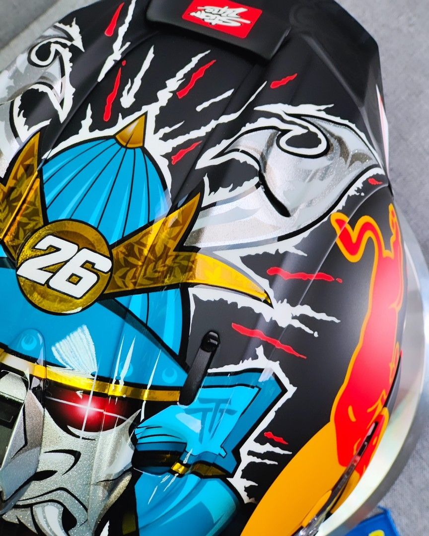 ARAI PEDROSA SAMURAI SHOGUN RX7X KTM MOTOGP VZ RAM, Motorcycles ...