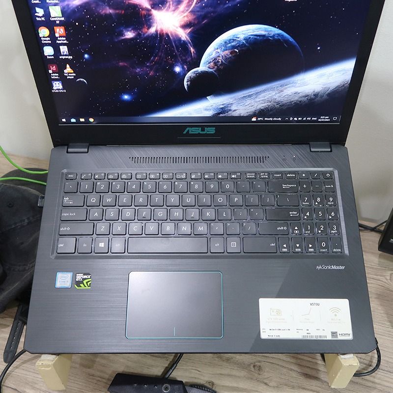 ASUS X570UD Laptop VivoBook i5-8250U GTX 1050 12GB RAM 1TB HDD 500GB ...