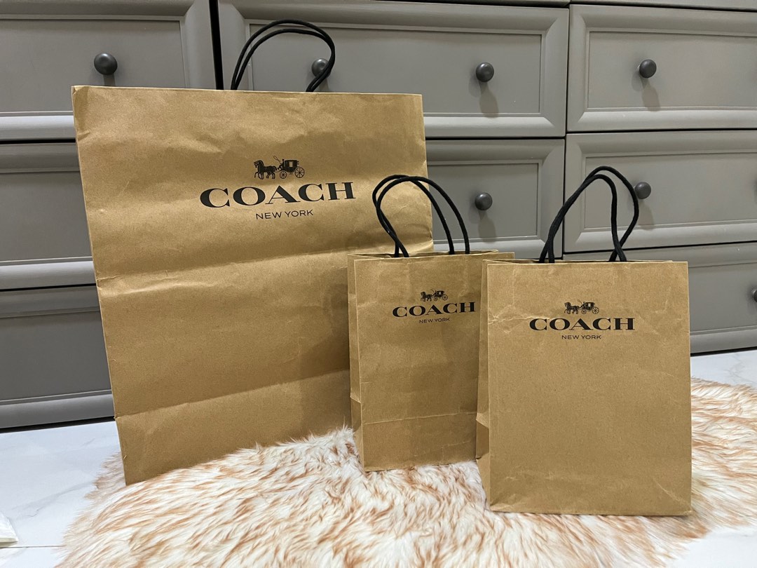 Authentic Coach Paperbag, Luxury, Bags & Wallets on Carousell
