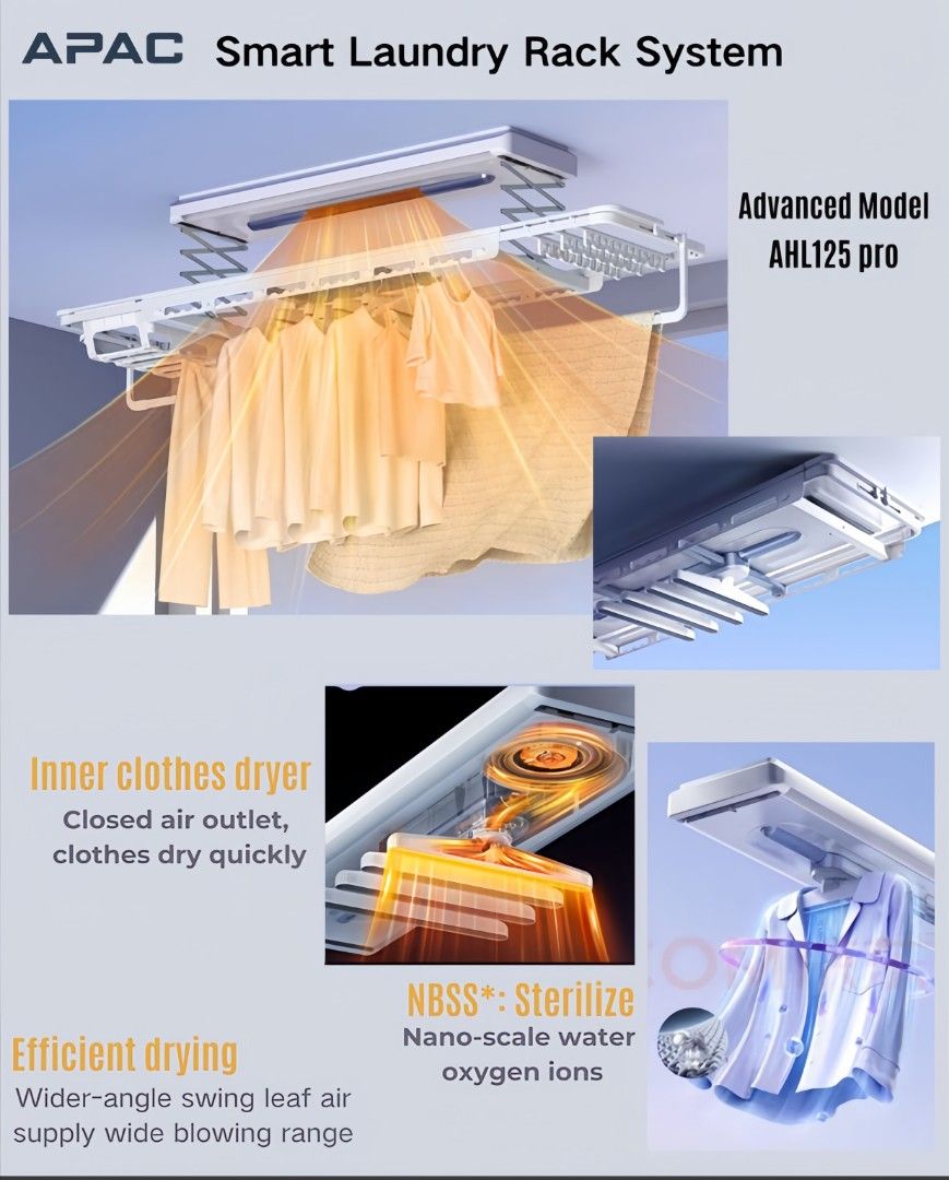 Automated Laundry Rack /Clothes Drying Rack / Electric drying rack ...