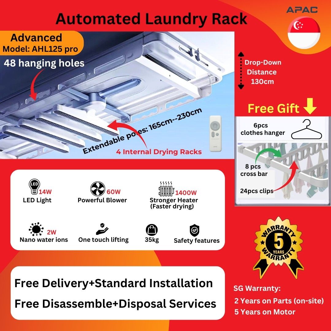 Automated Laundry Rack /Clothes Drying Rack / Electric drying rack ...