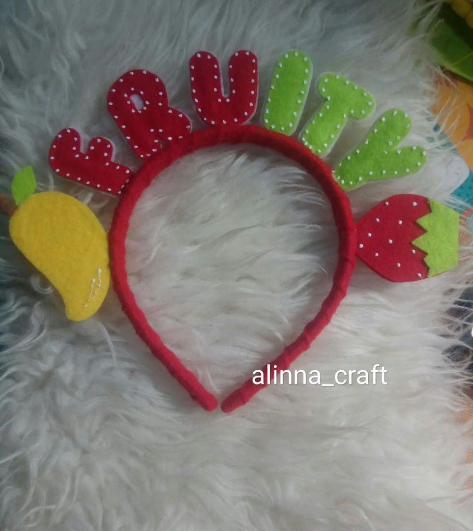 Bando custom, bisa request nama, warna, model, Fesyen Wanita, Aksesoris ...