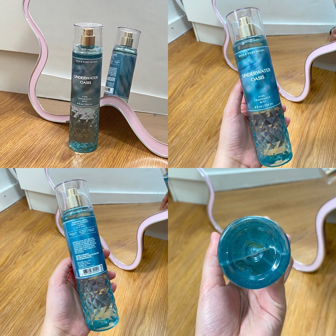 Bath & Body Works Underwater Oasis Body Mist, Beauty & Personal Care, Fragrance & Deodorants on ...
