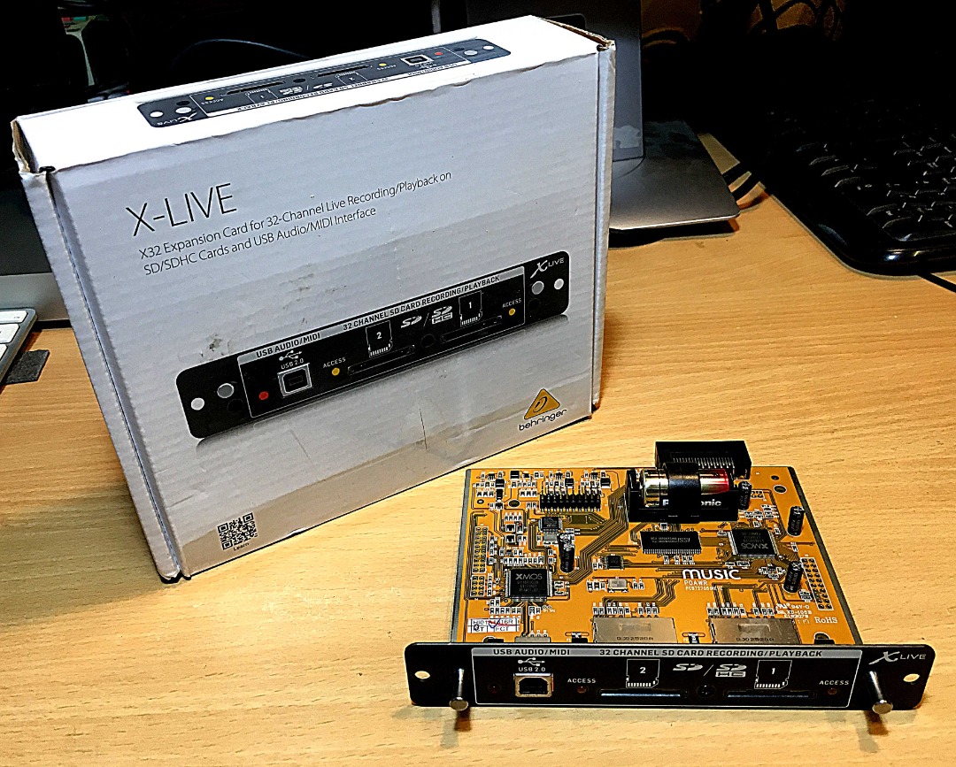 Behringer X32 Digital Mixer X-Live Expansion Card, Audio, Other Audio ...