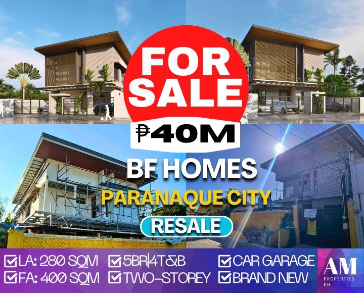 BF Home Paranaque City Brand New 5 bedrooms with swimming pool for Sale ...