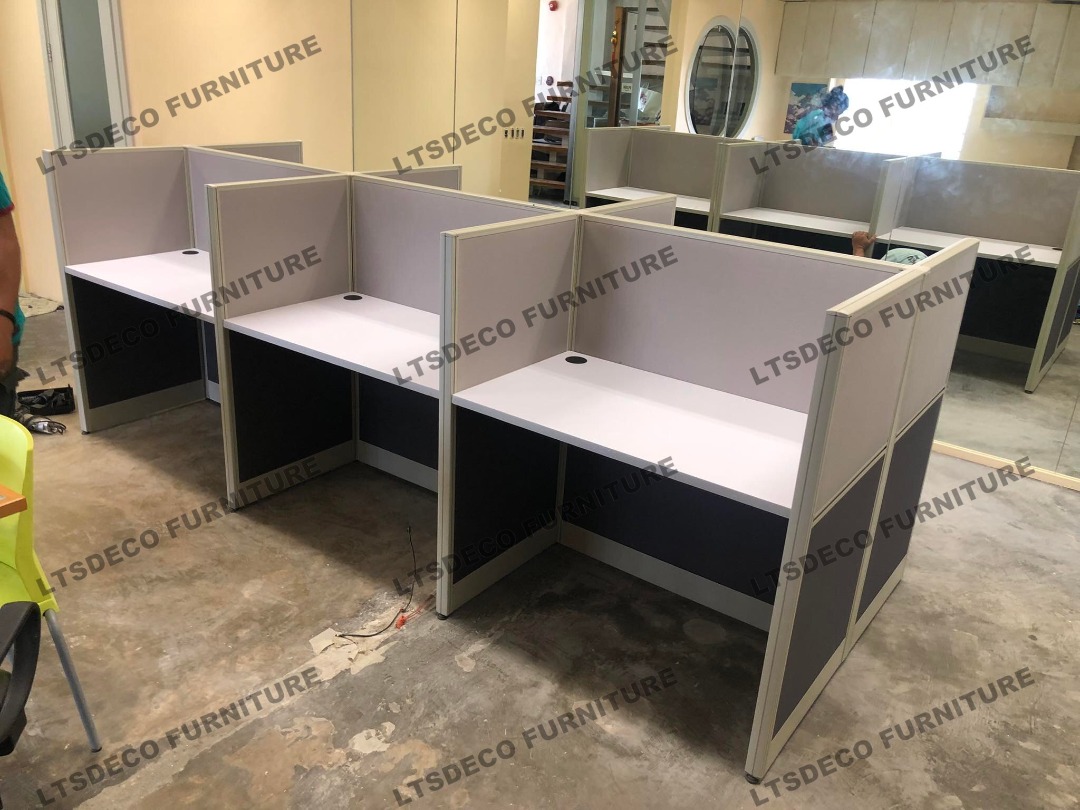 BPO WORKSTATION MODULAR OFFICE PARTITION FURNITURES, Furniture & Home ...