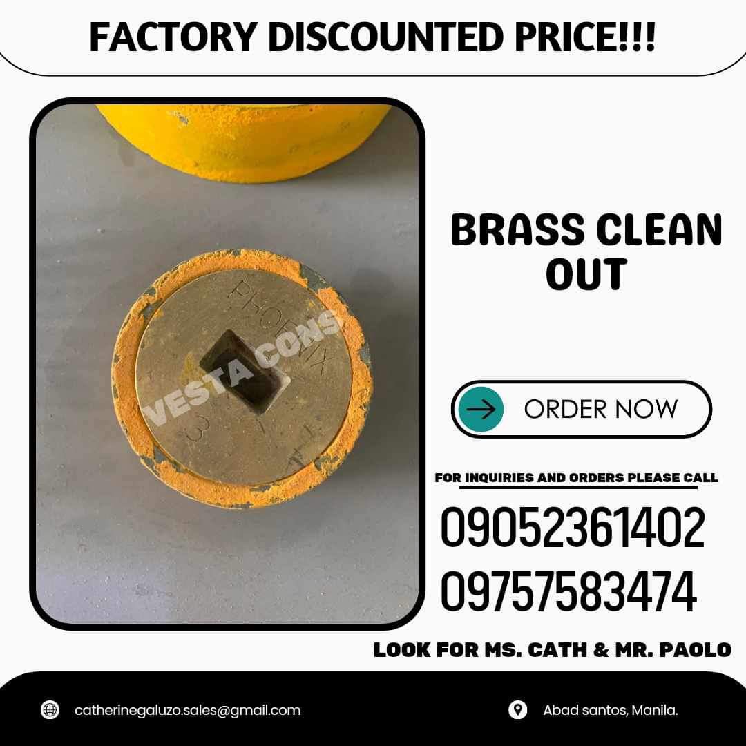 Brass clean out, Commercial & Industrial, Construction Tools ...