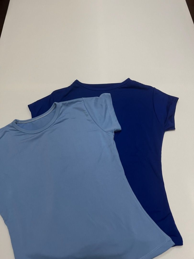 Bundle of 5 Basic body hugging Double Lining Top Full Length Fit Fitted ...