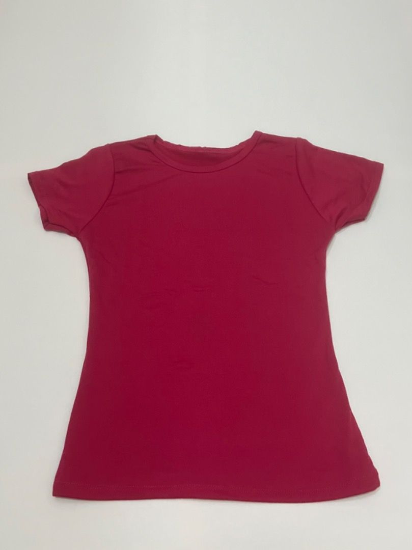 Bundle of 5 Basic body hugging Double Lining Top Full Length Fit Fitted ...