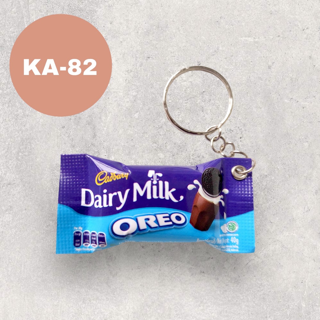 [BUY 2 ANY ITEMS, FREE DELIVERY MAILING] Oreo Dairy Milk Cadbury Choco 3D Keychain, Delicious ...
