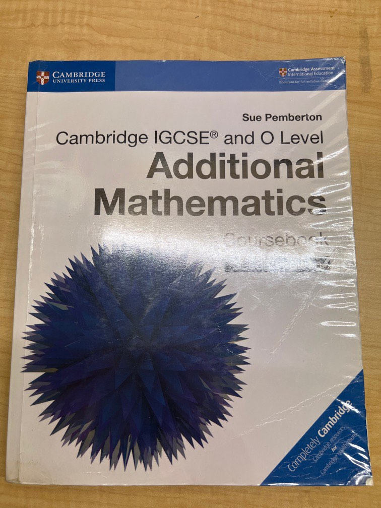 Cambridge IGCSE AddMath Coursebook, Hobbies & Toys, Books & Magazines, Textbooks on Carousell