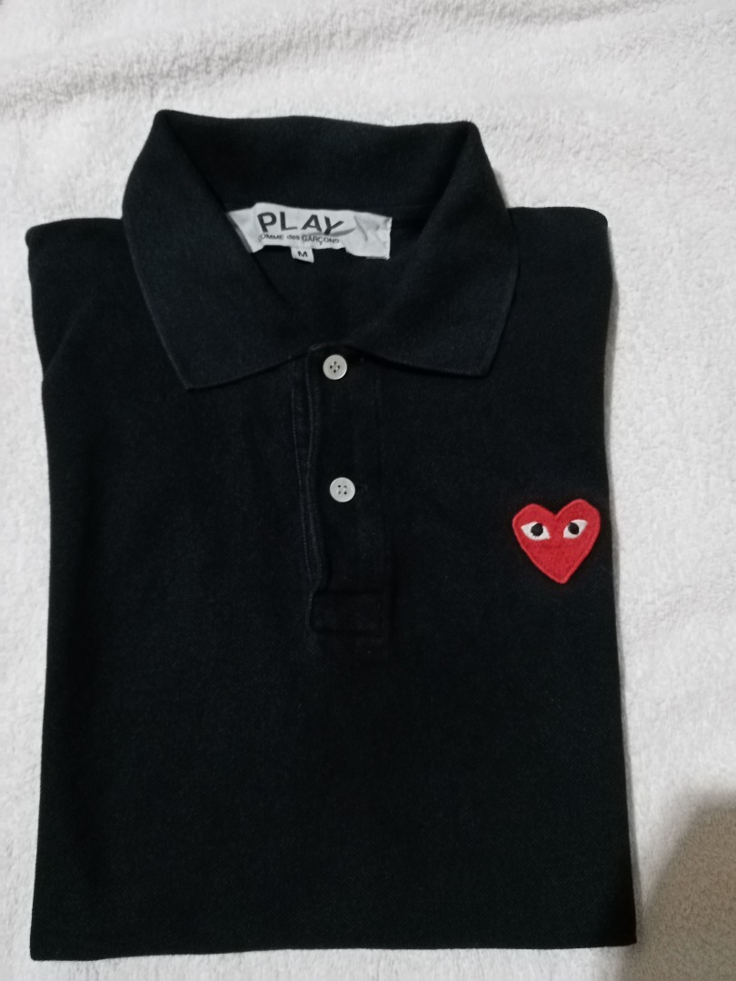 CDG PLAY POLO SHIRT FOR MEN'S, Men's Fashion, Tops & Sets, Tshirts ...