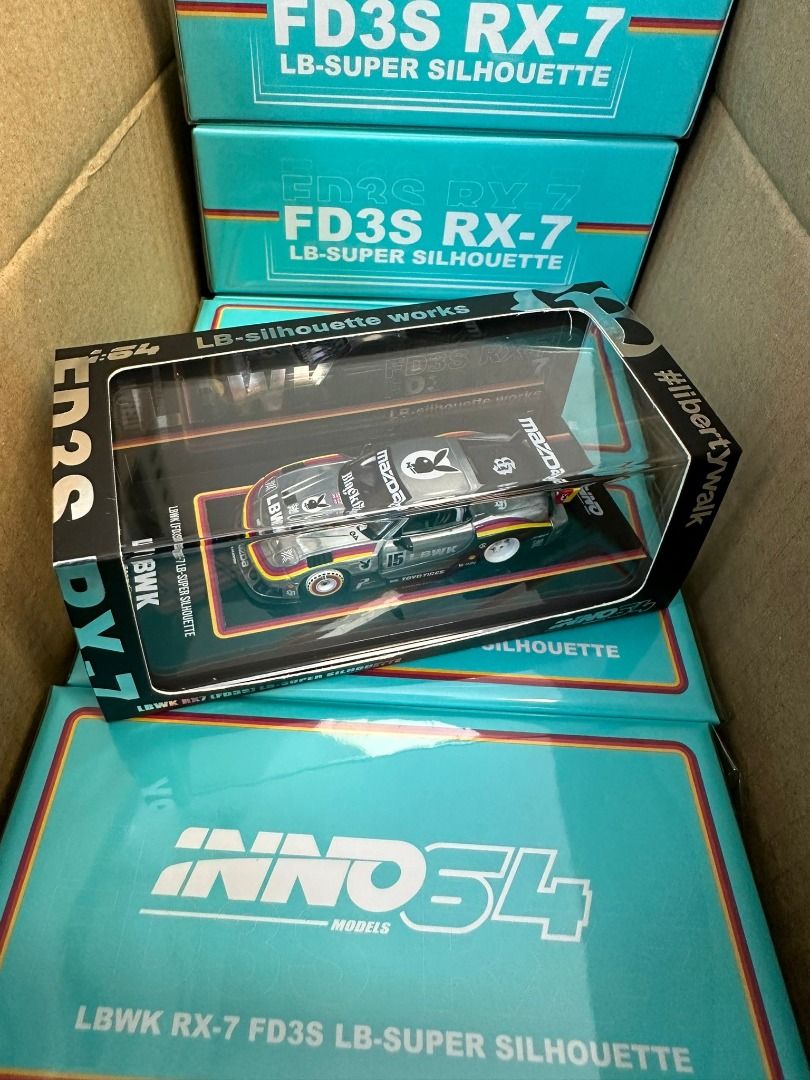 Chase Car 隱藏版 inno64 北京展限定 HEC 2024 1/64 LBWK Mazda RX7 FD3S LB-SUPER ...