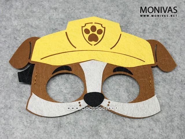 Chase Paw Patrol Party Mask Kids Themed Birthday Character Cosplay ...