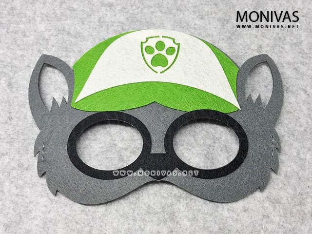 Chase Paw Patrol Party Mask Kids Themed Birthday Character Cosplay ...