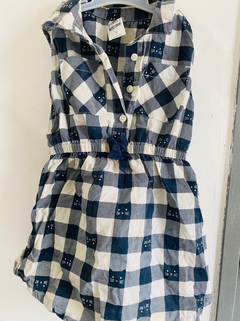 Checkers Dress, Babies & Kids, Babies & Kids Fashion on Carousell