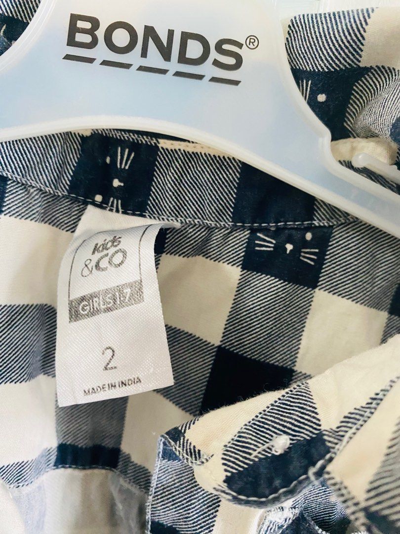 Checkers Dress, Babies & Kids, Babies & Kids Fashion on Carousell