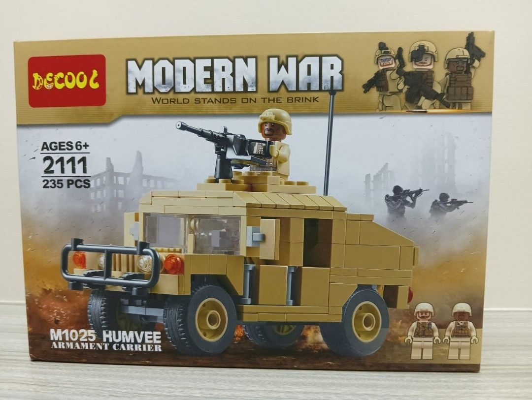 Decool modern war series M1025 humvee armament carrier, Hobbies & Toys, Toys & Games on Carousell