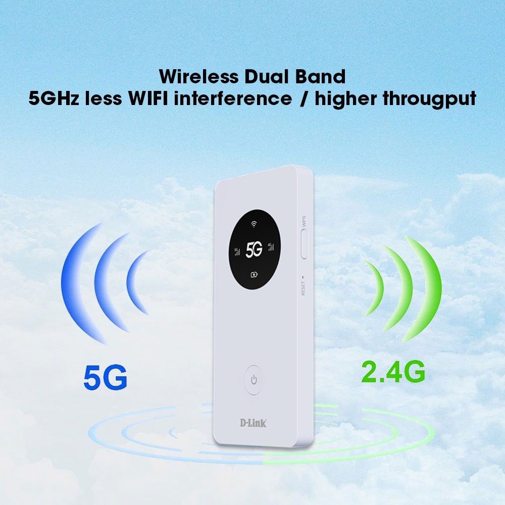 D-Link DWR-U2000 5G Mobile Sim Card Router Wi-Fi Hostpot | 5G NR SA and ...